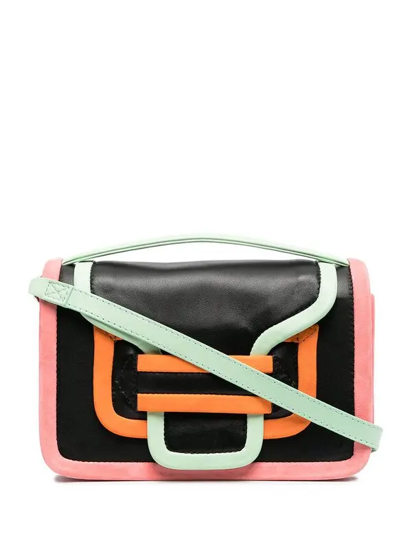 Pierre Hardy Alpha Contrast-trim Crossbody Bag - Black