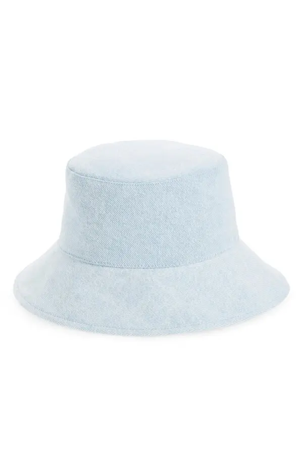 Isabel Marant Women\'s Loiena Logo Bucket Hat in Blue Designer × Isabel Marant × Luxury Women main image 3
