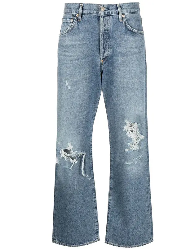 Citizens Of Humanity Distressed Cropped Jeans