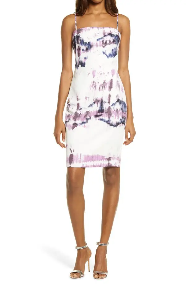 fit and flare cotton dress APRICOT- TIE DYE DRESS BLUE OR GREY – HepKat Clothing
