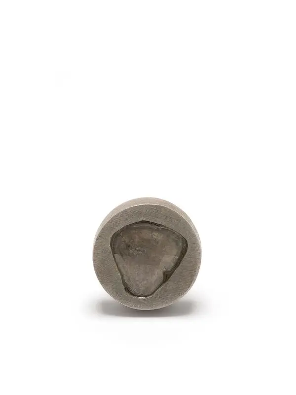 PARTS OF FOUR Stud Diamond Earring - Silver