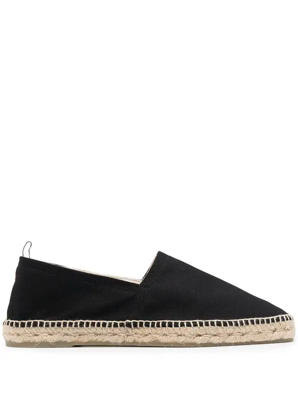 CastaÑer Pablo Cotton Canvas Espadrilles - Black
