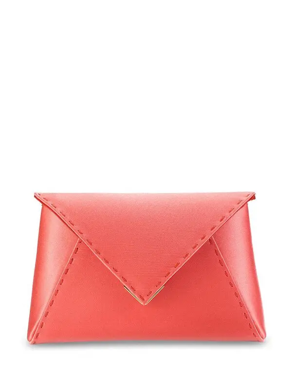 Tyler Ellis Small Lee Pouchet Clutch Bag - Red