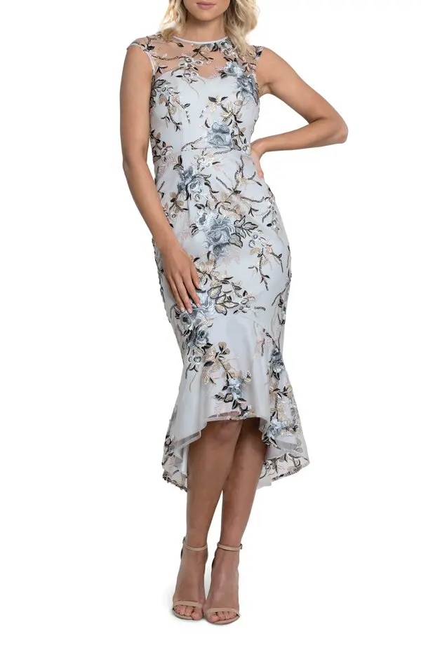white christmas dresses Alivia Tea Length Dress by Bariano main image 1