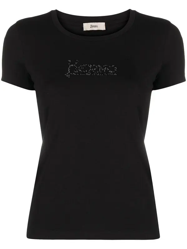 Herno Logo Studded T-shirt