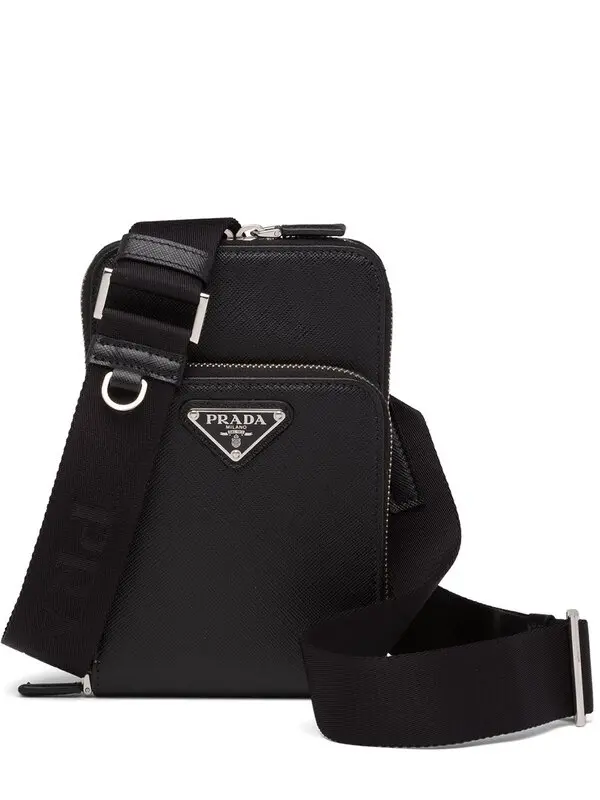 Prada Saffiano Leather Smartphone Case - Black