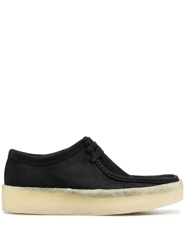Clarks Wallabee Cup Suede Boots - Black