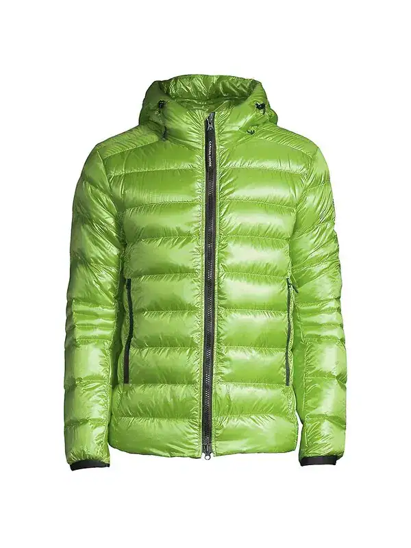 Canada Goose Crofton Hooded Puffer Jacket - Green Aster | Editorialist