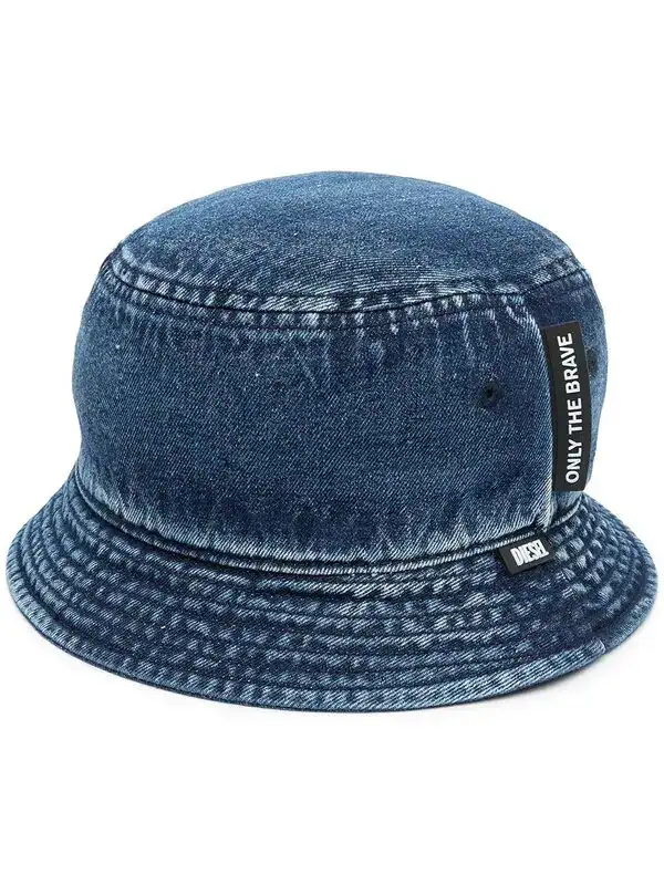Diesel® D-Bathy Denim Bucket Hat - Blue | Editorialist display picture 1