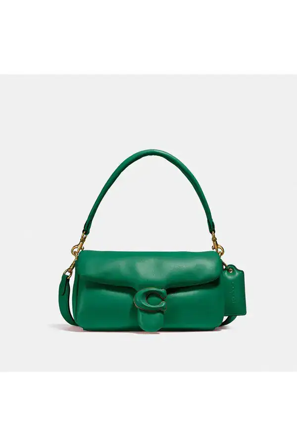 Coach Pillow Tabby Shoulder Bag 26 Green Editorialist