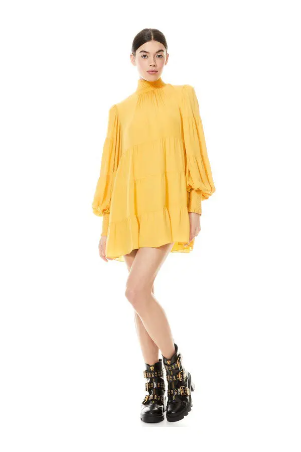 knee length dresses for ladies PRINCESS POLLY KARENA MINI FLORAL DRESS main image 0