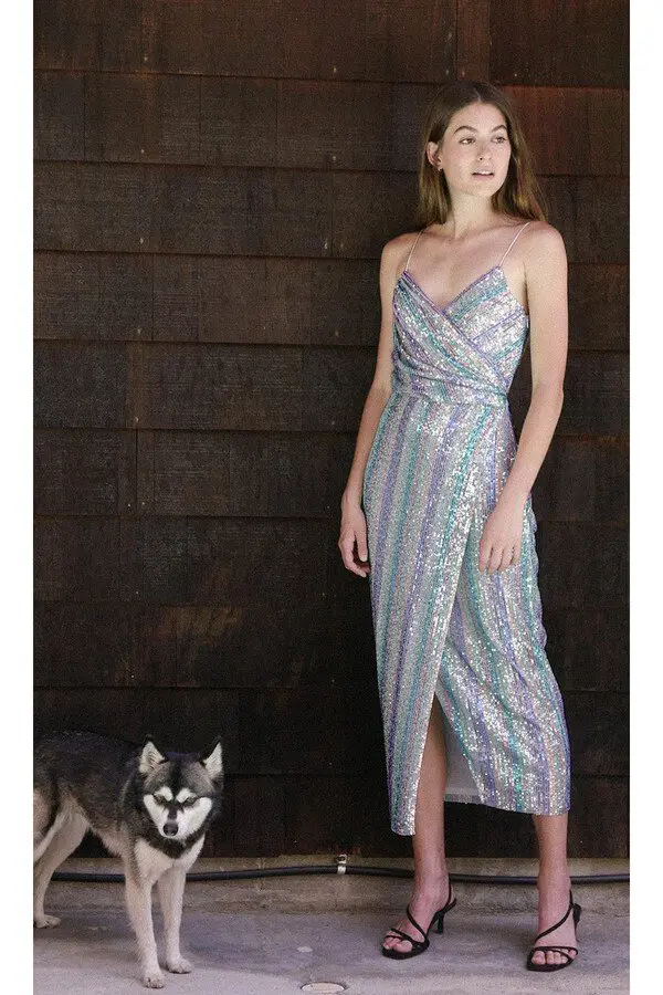 knee length dresses for ladies Meghan Dress  Saylor NYC
