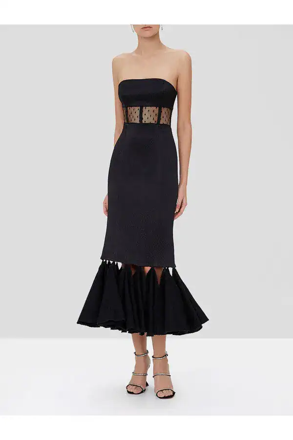 verbena midi dress Luisa Midi Dress in Verbena  Safiyaa London