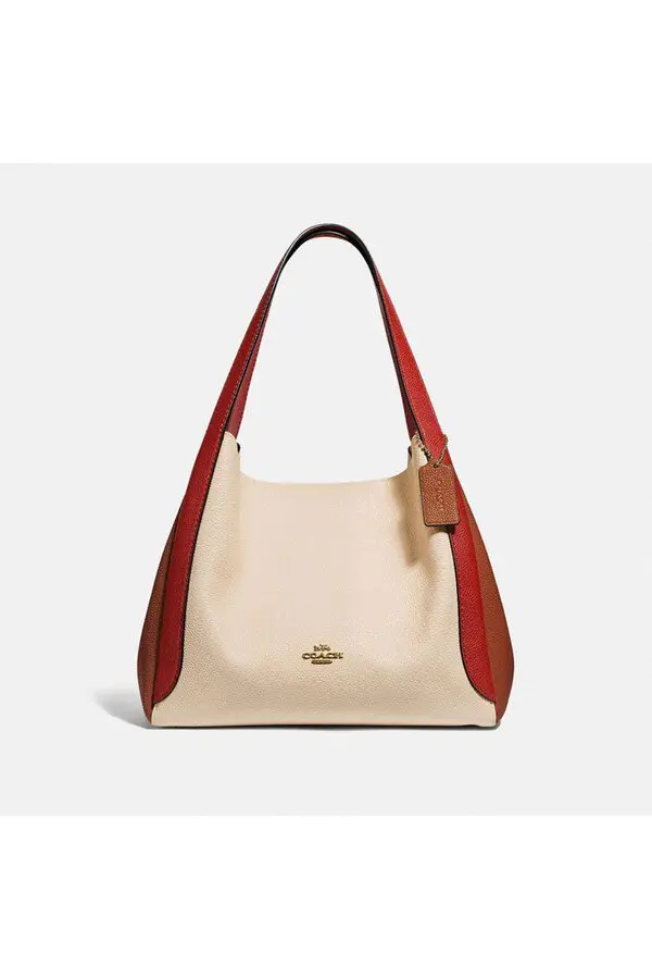 Coach Hadley Hobo In Colorblock In Red - 50% Off | Editorialist
