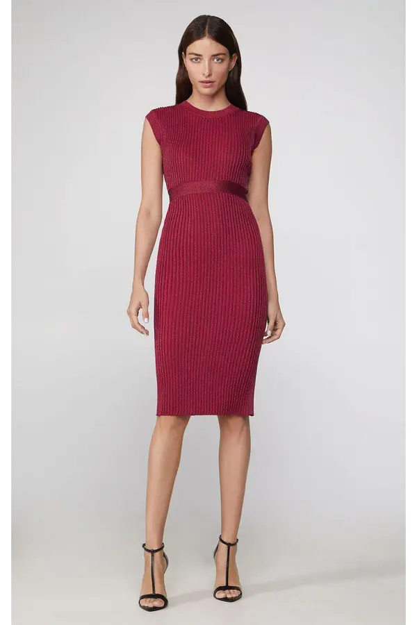 herve leger knit dress rayon Herve Leger Dresses | Herve Leger Black Knit Rayon Dress | Color: Black | Size: S