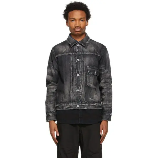 Neighborhood Denim Savage Stockman Type-A Jacket - Black 