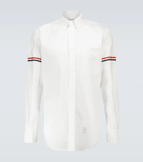 Thom Browne Grosgrain Armband Shirt - White