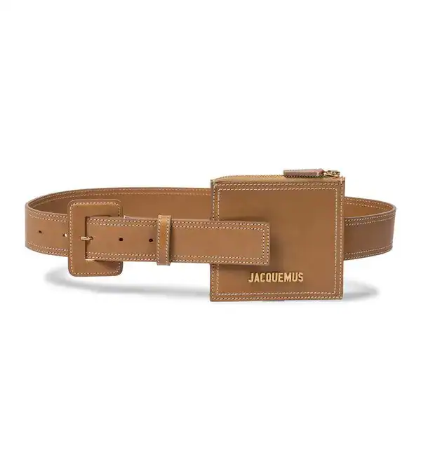 JACQUEMUS
Beige \'La Centure Carrée\' Belt Jacquemus La Ceinture Carree Belt Bag in Beige main image 3