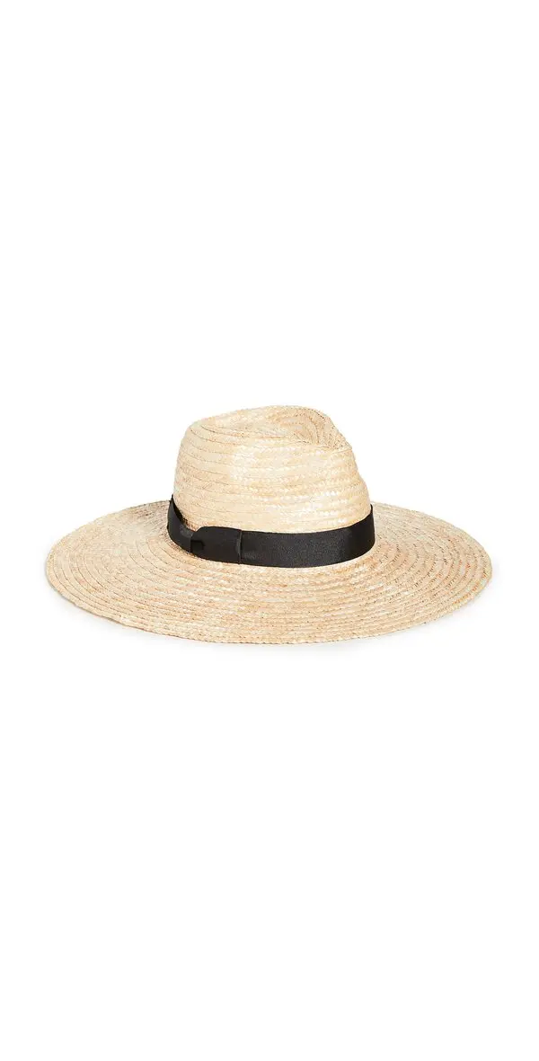 Lack Of Color The Spencer Wide Fedora In Natural - 30% Off  display picture 1