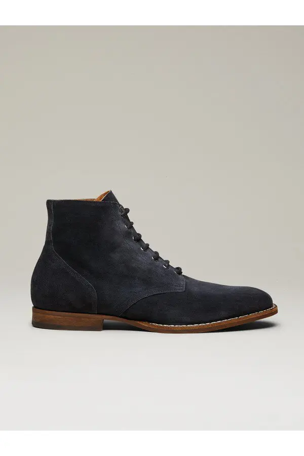 M. Gemi The Fuggire Suede In Navy - 58% Off | Editorialist display picture 3