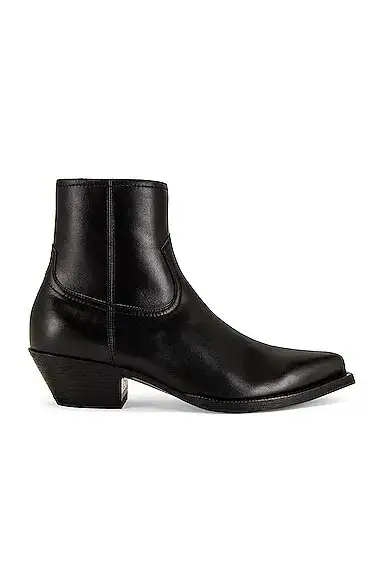 Saint Laurent Lukas Boot - Black | Editorialist
