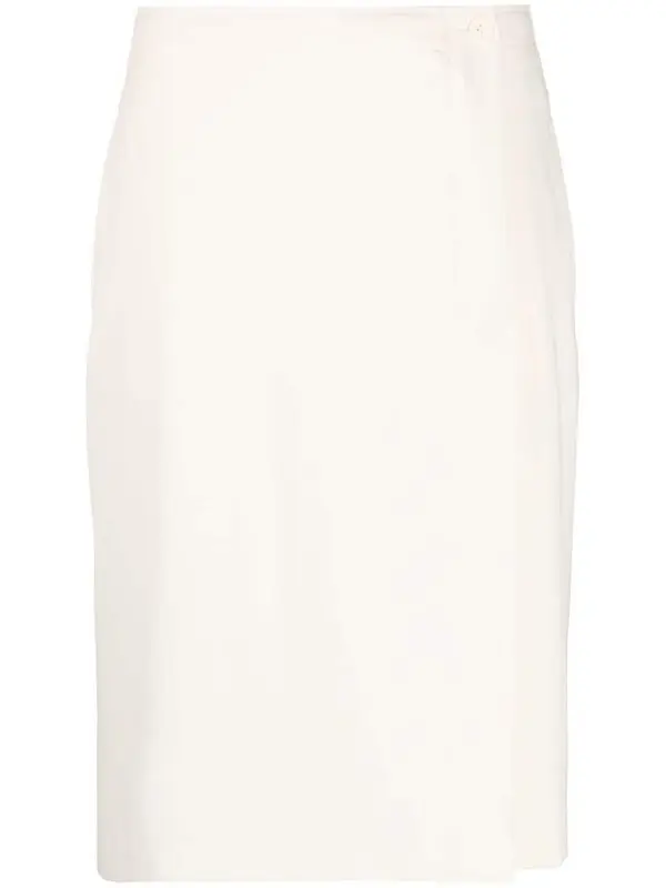 Aspesi Wrap-front Midi Skirt