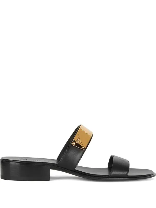 Giuseppe Zanotti Ignazio Leather Sandals In Black - 68% Off  display picture 1