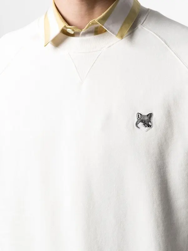 Maison Kitsuné Fox-patch Cotton Sweatshirt