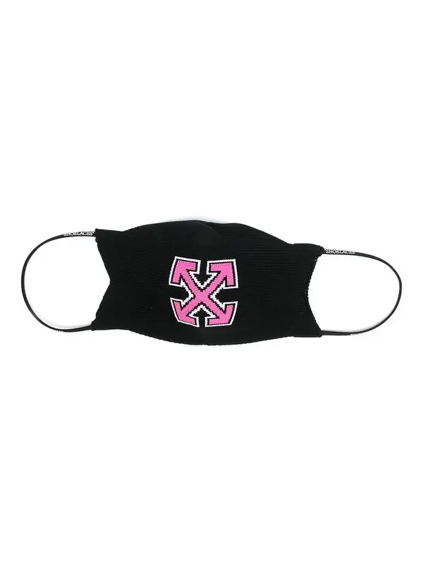 Off-White Arrows Motif Face Mask - Black