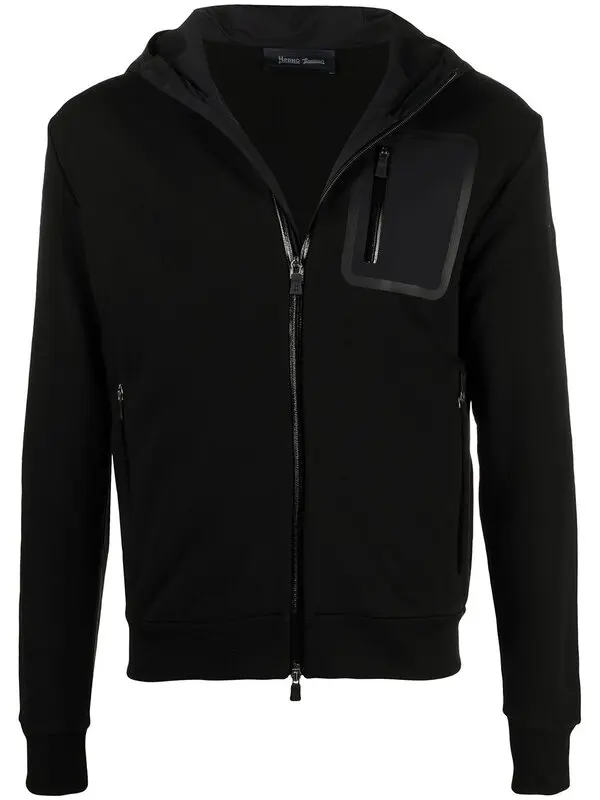 Herno Cotton Zip-up Hoodie