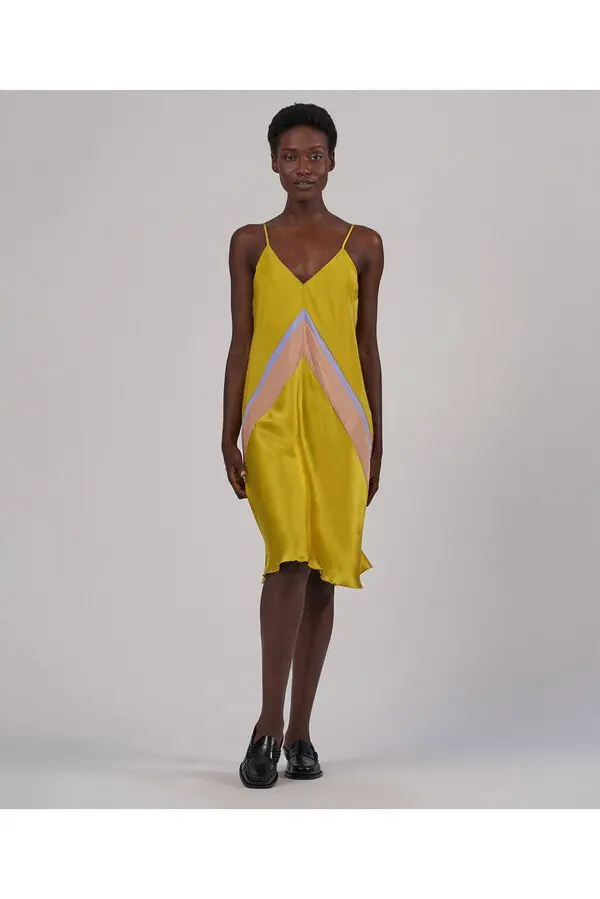 atm silk dress Atm Anthony Thomas Melillo Silk Combo Bias Cut Slip Dress Bakelite Combo In  Pink - 75% Off