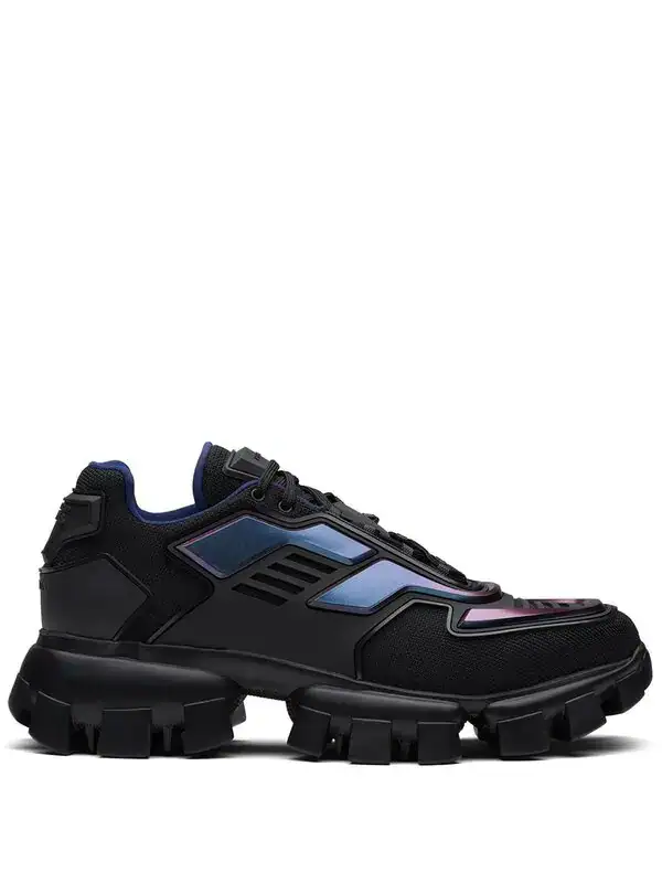 Prada Cloudbust Thunder Low-Top Sneakers Black Editorialist