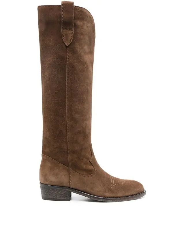 VIA ROMA 15 Knee-high Suede Boots