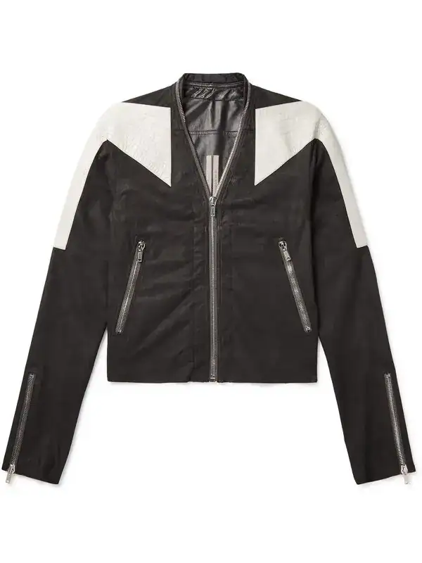 Rick Owens Trapunto Klaus Slim-Fit Nappa Leather Jacket It 50  