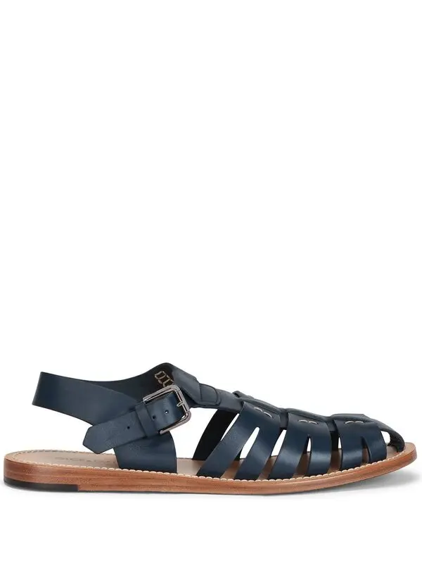 Dolce & Gabbana Pantheon Leather Gladiator Sandals