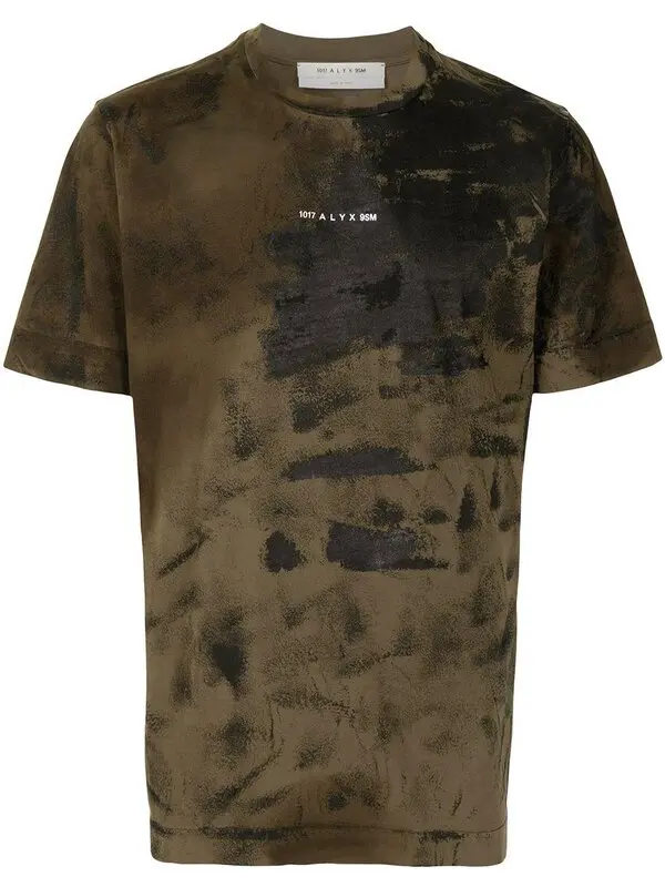 1017 Alyx 9sm Change Of Heart Print T-Shirt In Green - 31% Off 
