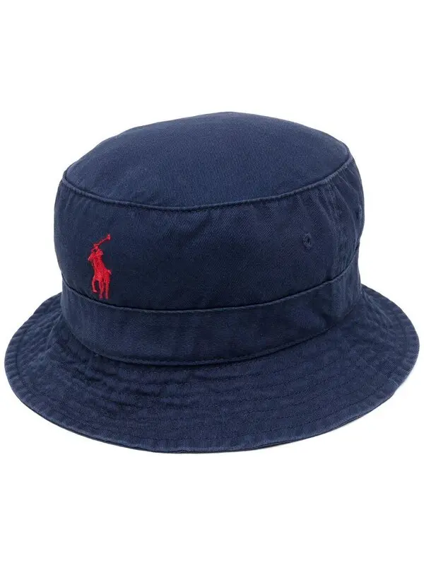 Ralph Lauren Polo Pony Bucket Hat - Blue