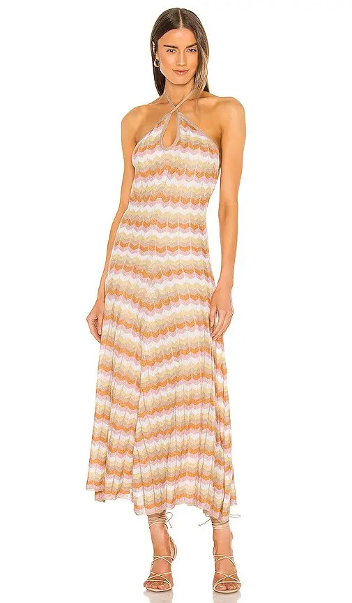 hansen and gretel orange dress Hansen & Gretel Eloise Strapless Dress