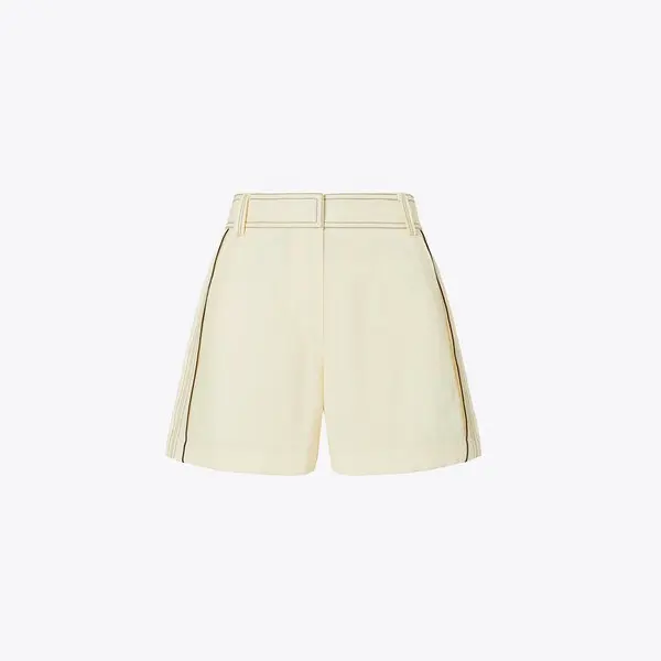 Tory Burch Linen Short - White