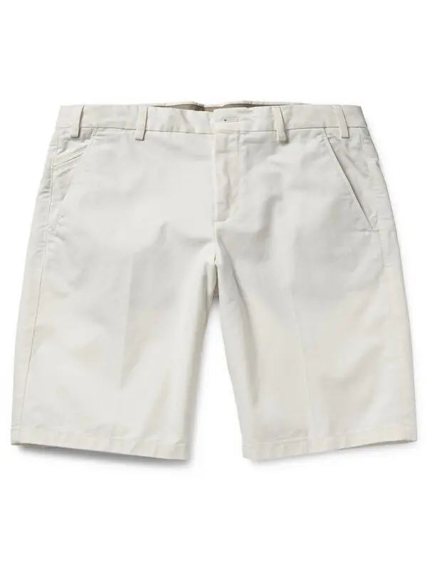 Loro Piana Stretch-cotton Bermuda Shorts