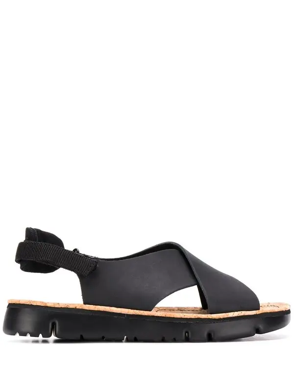Camper Oruga Crossover Sandals - Black