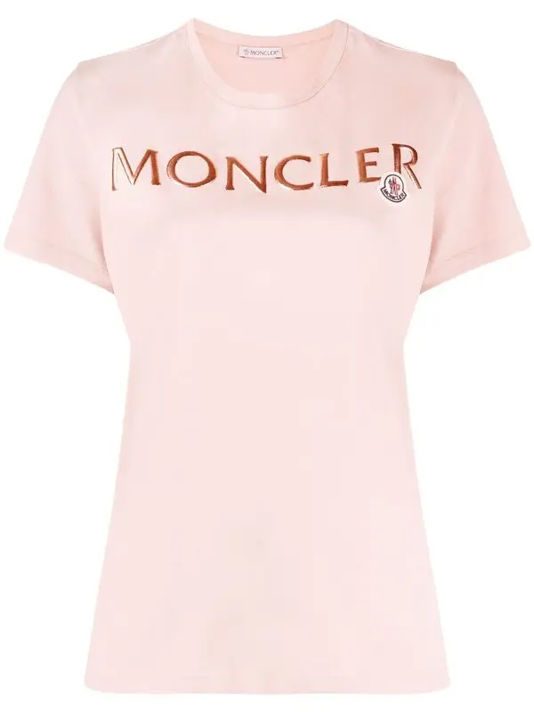 moncler lettering graphic t shirt