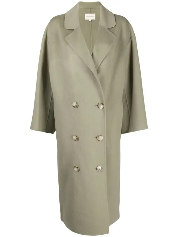Loulou De Saison Borneo Double-breasted Coat - Green