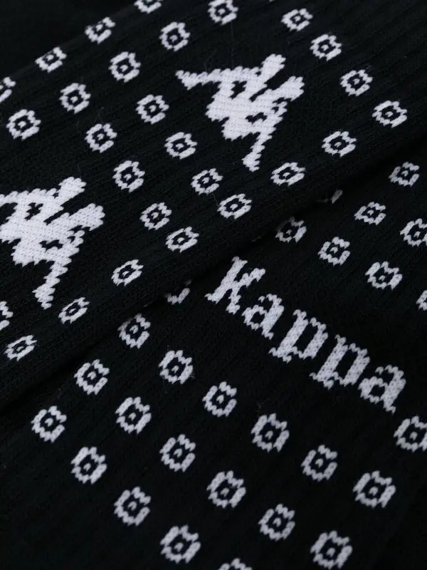 Kappa Logo-knit Ankle Socks