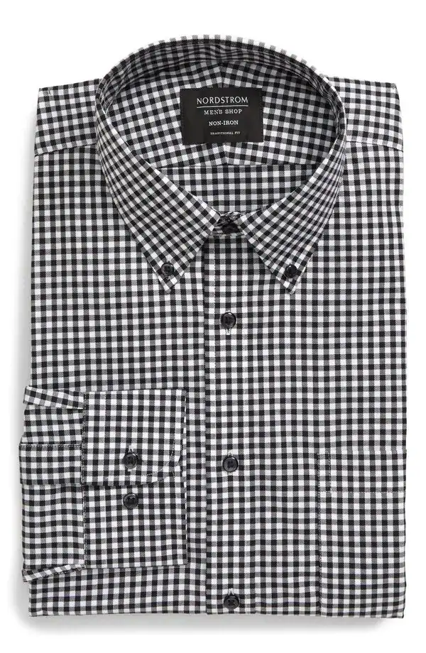 nordstrom classic fit dress shirt Short Sleeve Fitted Sheath Dress