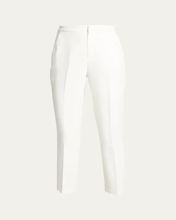 L'Agence Sawyer High-rise Cropped Trousers