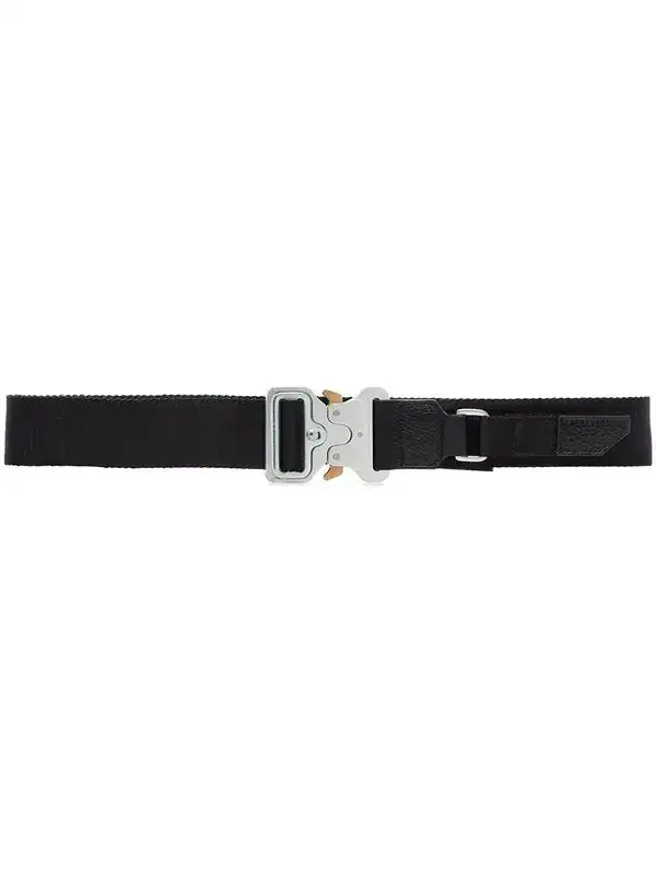 1017 Alyx 9sm Classic Rollercoaster Leather Belt In Black - 30