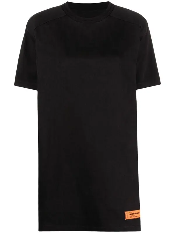 heron preston t shirt dress Heron Preston White Style Mock Neck T-Shirt Dress Heron Preston
