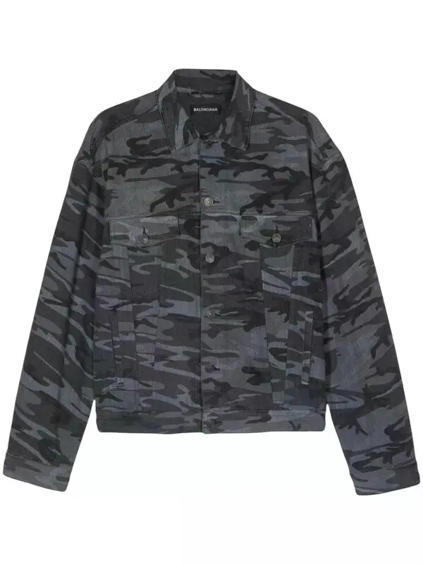 Balenciaga Camouflage-print Jacket