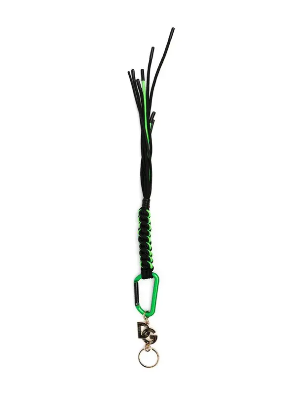 Dolce & Gabbana Logo-plaque Tassel-detail Keyring